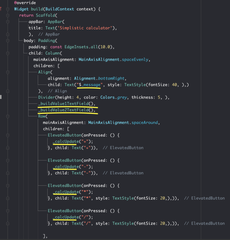 How to build a simplistic flutter calculator app for iOS and Android ...