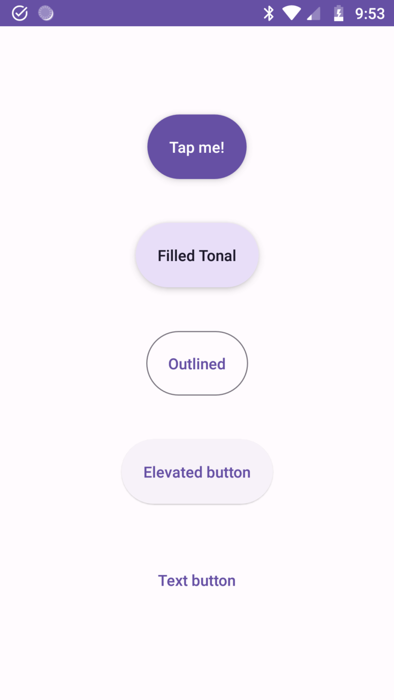 Jetpack Compose Button: onClick, FilledTonel, TextButton Jetpack Compose Button: onClick, FilledTonel, TextButton